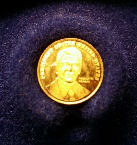 Ronald Reagan Miniature 24K Gold Commemorative Coin with original box ...