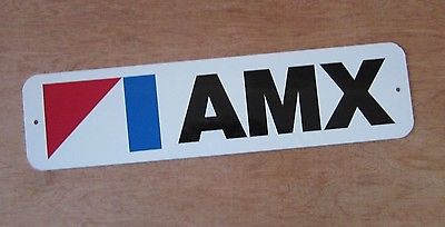American Motors AMX Garage SIGN AMC 1968 1969 1970 1971 1972 Muscle Car ...