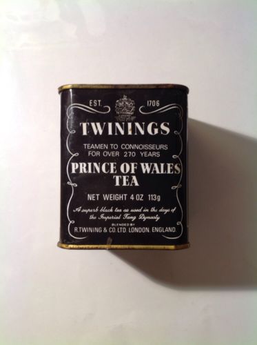 TWININGS Prince of Wales Tea Vintage Tin Can -- Antique Price Guide ...