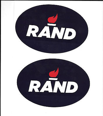 Lot (2) RAND PAUL for President 2016 Round 6" Wide Bumper Stickers ...