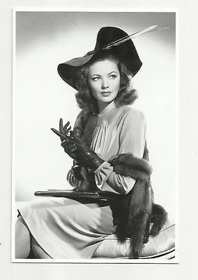 (L14) LOVELY GENE TIERNEY (11) PHOTO POSTCARD ACTRESS FILM STAR PIN UP GLAMOUR -- Antique Price ...