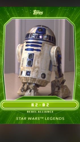 2015 Topps Star Wars Card Trader R2 - D2 Green Legends DIGITAL Card ...