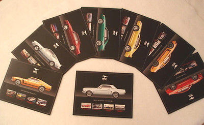 50 Years of Mustang Hero Cards/Card Set to Celebrate Its 50th ...