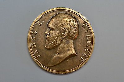 JAMES A. GARFIELD TOKEN COMMEMORATING HIS 1881 INAUGURATION ...
