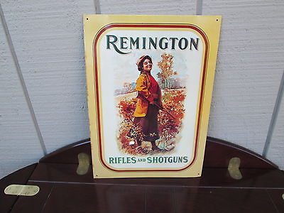 Remington Rifles and Shotguns TIN SIGN 1990 The Remington Arms Co ...