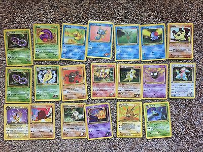 First Edition Pokemon Cards 20 Card Lot -- Antique Price Guide Details Page