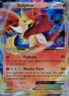 POKEMON DELPHOX EX XY19 HOLOGRAPHIC CARD -- Antique Price Guide Details ...