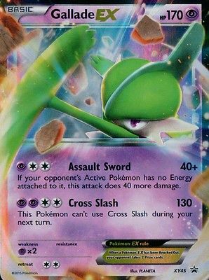 POKEMON GALLADE EX XY45 HOLOGRAPHIC CARD -- Antique Price Guide Details ...