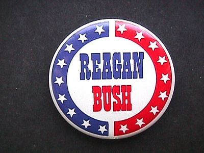 Reagan Bush Presidential Pin Back Collectible Political Memorabilia ...
