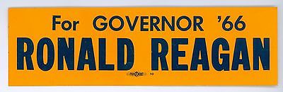 Vintage 1966 California Governor Ronald Reagan Political Campaign ...