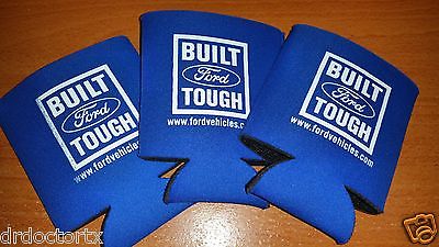 NEW! 3 THREE NEW BUILT TOUGH BLUE FORD KOOZIES -- Antique Price Guide ...