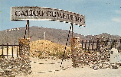 Barstow California Calico Ghost Town Cemetery Vintage Postcard (K4816 ...