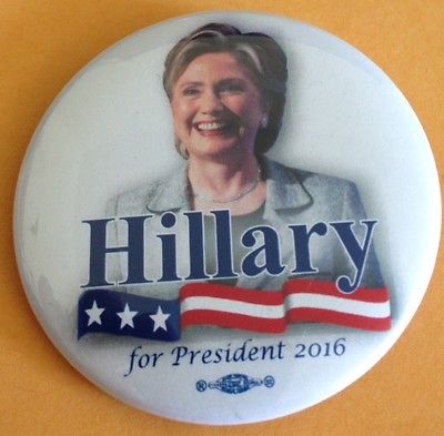 Hillary for President 2016 Political Campaign Pin Pinback Button ...