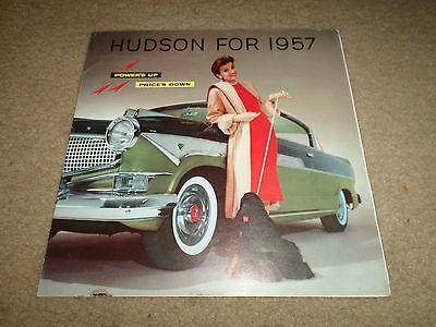 1957 Hudson Car Dealer Sales Brochure -- Antique Price Guide Details Page