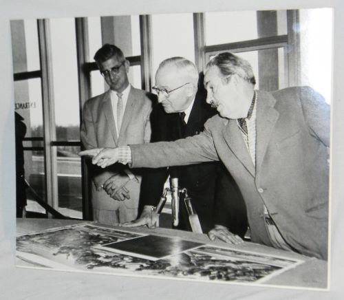 Vintage Harry Truman Photo w Thomas Hart Benton Richard Corliss Library ...