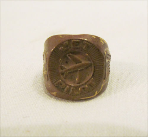 JET PILOT 1950's METAL JET PLANE PREMIUM RING FROM RED GOOSE SHOES ...