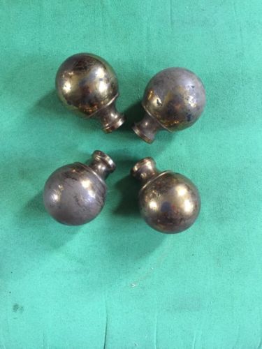 Vintage Brass Bed Knobs Brass Iron Bed Set Of 4 Antique Price Guide Details Page