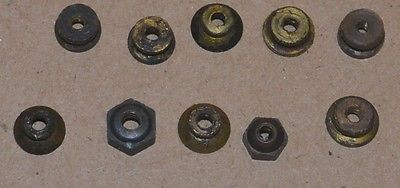 10 Antique Clock Hand Nuts for Various American Made Clocks -- Antique ...