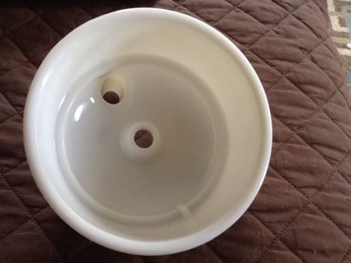 Vintage White Glass Bowl for Dentist's Spit Sink Milkglass Dental ...
