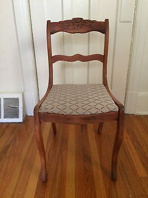 Vintage 1900-1950 Carved Rose Back Chair -- Antique Price Guide Details ...