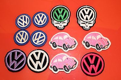 LOT OF 12 THROWBACK VW VOLKSWAGEN IRON ON PATCHES -- Antique Price ...