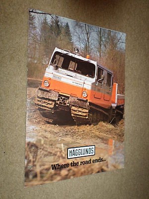Hagglunds "Bv 206 All-Terrain Vehicle" ATV Dealer Sales Brochure ...