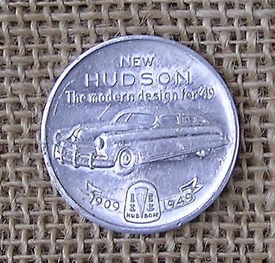 Vintage Hudson 1909-1949 40 Years Anniversary Token Coin -- Antique ...