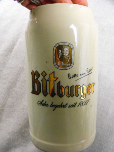 Bitburger Beer Stein Antique Price Guide Details Page