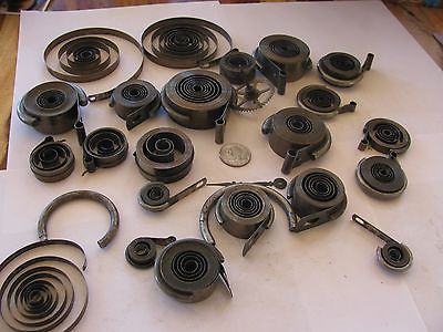 ANTIQUE LOT OF CLOCK MAINSPRINGS OF VARIOUS SIZES FROM CLOCKMAKERS ...