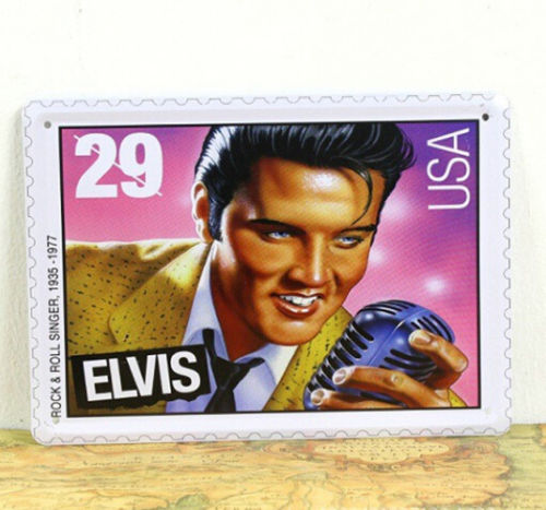 ELVIS PRESLEY Tin sign Metal Poster Antique tin sign Home Pub Bar decor ...