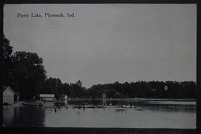 Plymouth, Ind. Pretty Lake 1900's RPPC -- Antique Price Guide Details Page