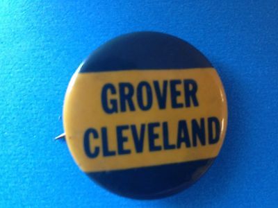 1888 Presidential Election Button Grover Cleveland -- Antique Price ...
