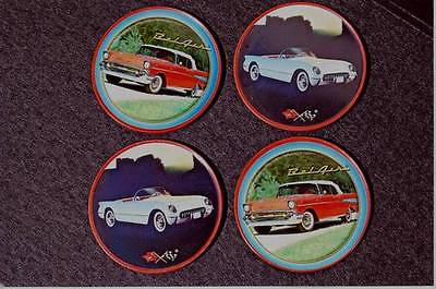 Chevrolet / Corvette Coasters - Set of 4 -- Antique Price Guide Details ...