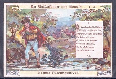 CIRCA 1897 THE PIED PIPER OF HAMELIN, BROTHERS GRIMM FAIRY TALE TRADE ...