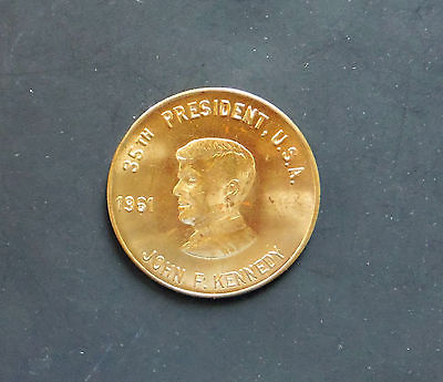 RARE 1961 JOHN F. KENNEDY INAUGURAL COIN WITH WHITE HOUSE ON REVERSE ...