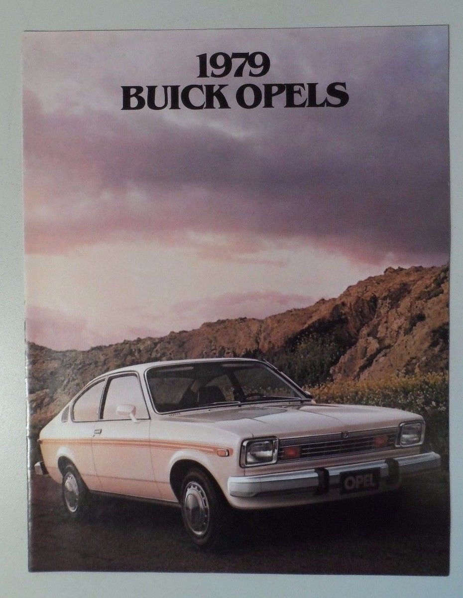 1979 Buick Opel Brochure 12 pgs Full Color 8.5" by 11" Great Shape ...