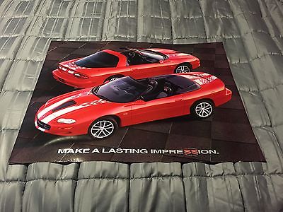 Chevrolet Camaro 35th Anniversary Poster LS1, LT1, Z28, Super Sport ...