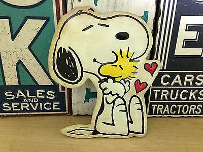 PEANUTS SNOOPY DOG & WOODSTOCK EMBOSSED ALL RAISED METAL SIGN SHOP ...