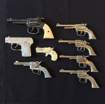 Antique Toy Gun Collection Lot of 8 Toy Guns -- Antique Price Guide ...