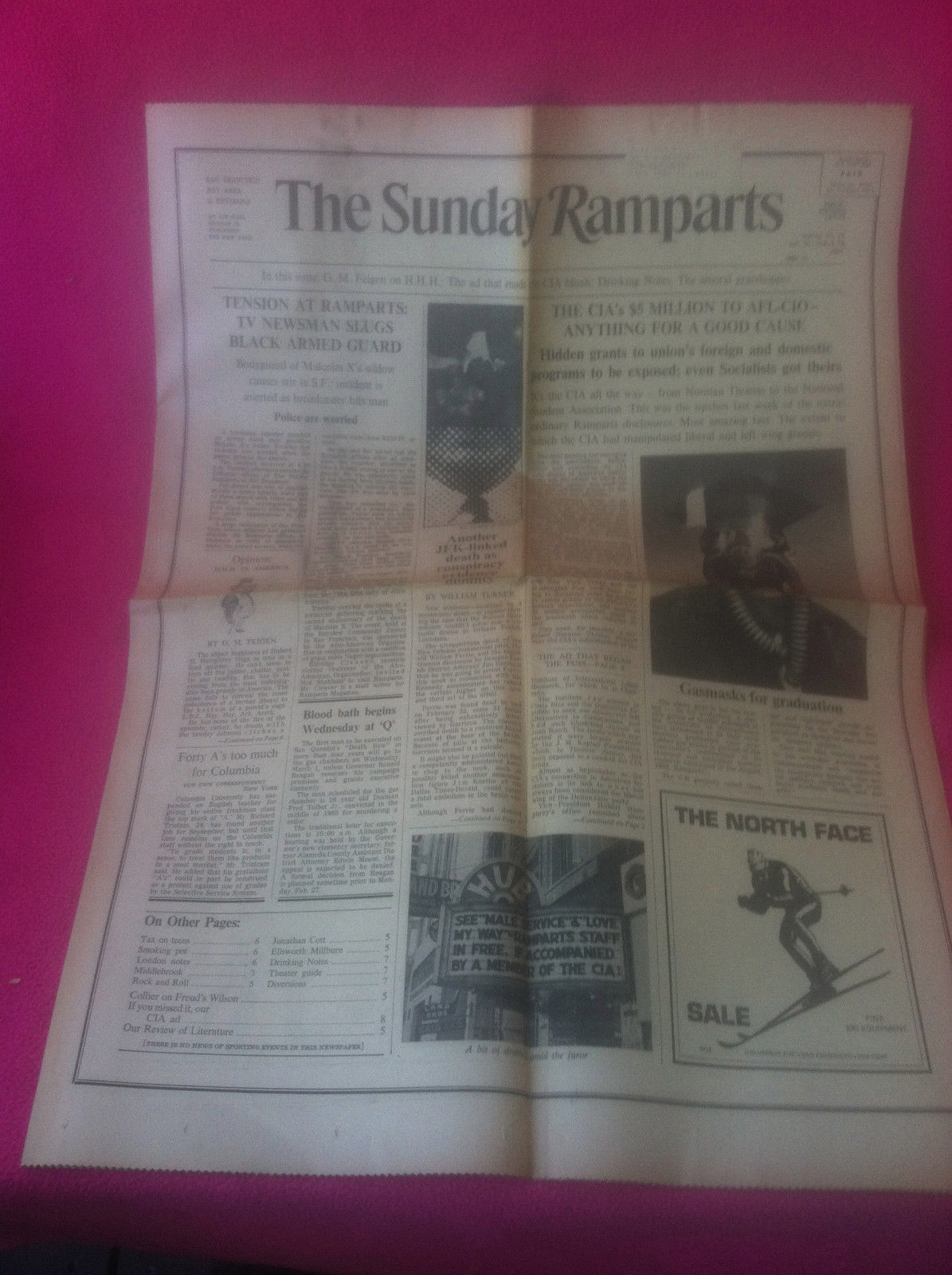 THE SUNDAY RAMPARTS underground newspaper SAN FRANCISCO 1967 #12 ...