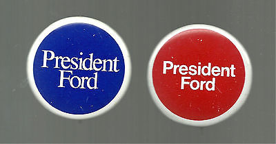 2 different Gerald Ford presidential campaign buttons -- Antique Price ...