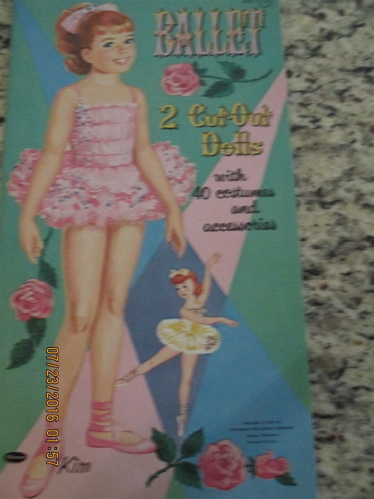 Vintage Original Book 1961 Ballet Paper Dolls ~whitman 2085 ~mint