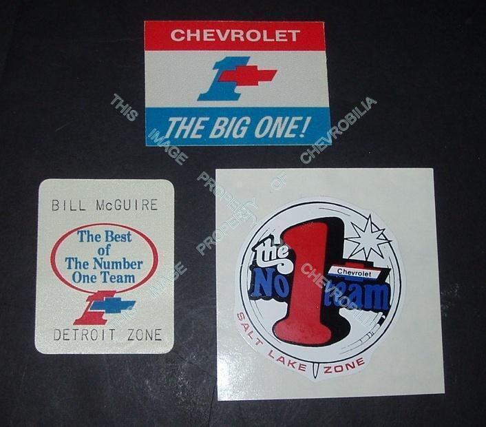 1967 1968 1969 Chevrolet Number One Team Patch Sticker 1970 1971 ...