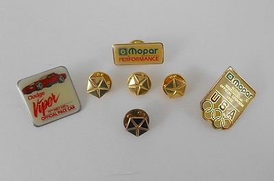 Original Dodge Viper and Mopar Performance Collector Pins From The 1990 ...