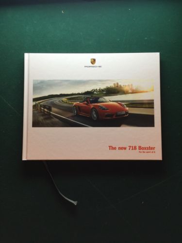 2016 Porsche 718 Boxster Hardcover Book -- Antique Price Guide Details Page