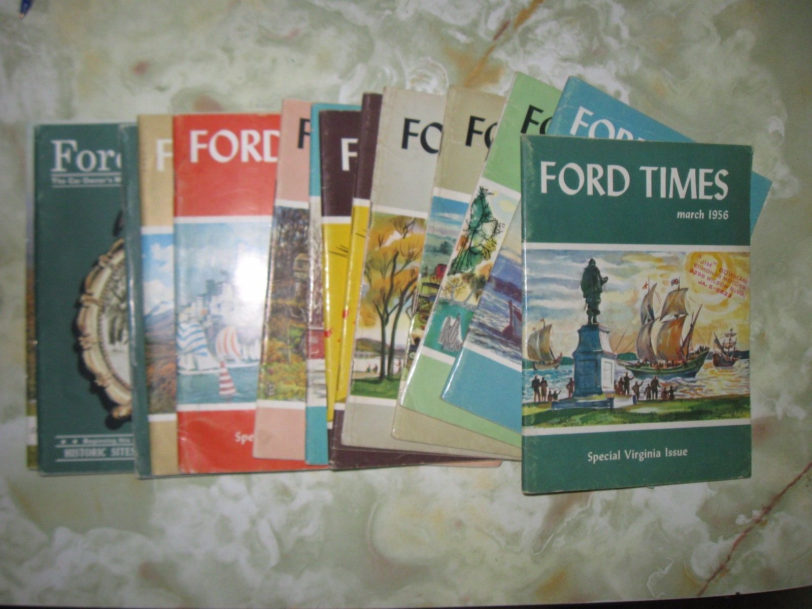 Ford Times magazine 1956-1964 various years and months -- Antique Price ...