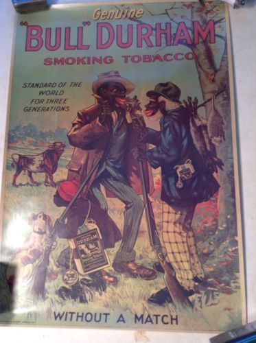 vintage bull durham tobacco poster -- Antique Price Guide Details Page