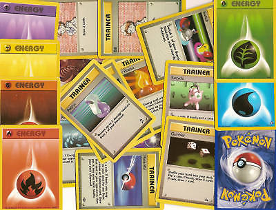 LOT OF 49 POKEMON CARDS (ENERGY & TRAINERS) -- Antique Price Guide ...