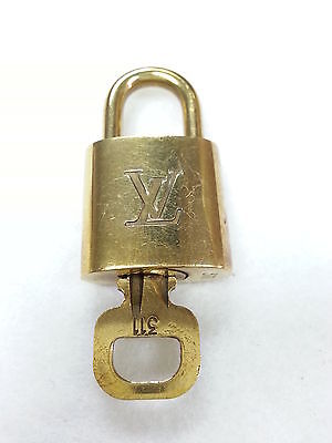 100% Original Authentic Louis Vuitton Vintage Gold Padlock LV Logo Lock ...