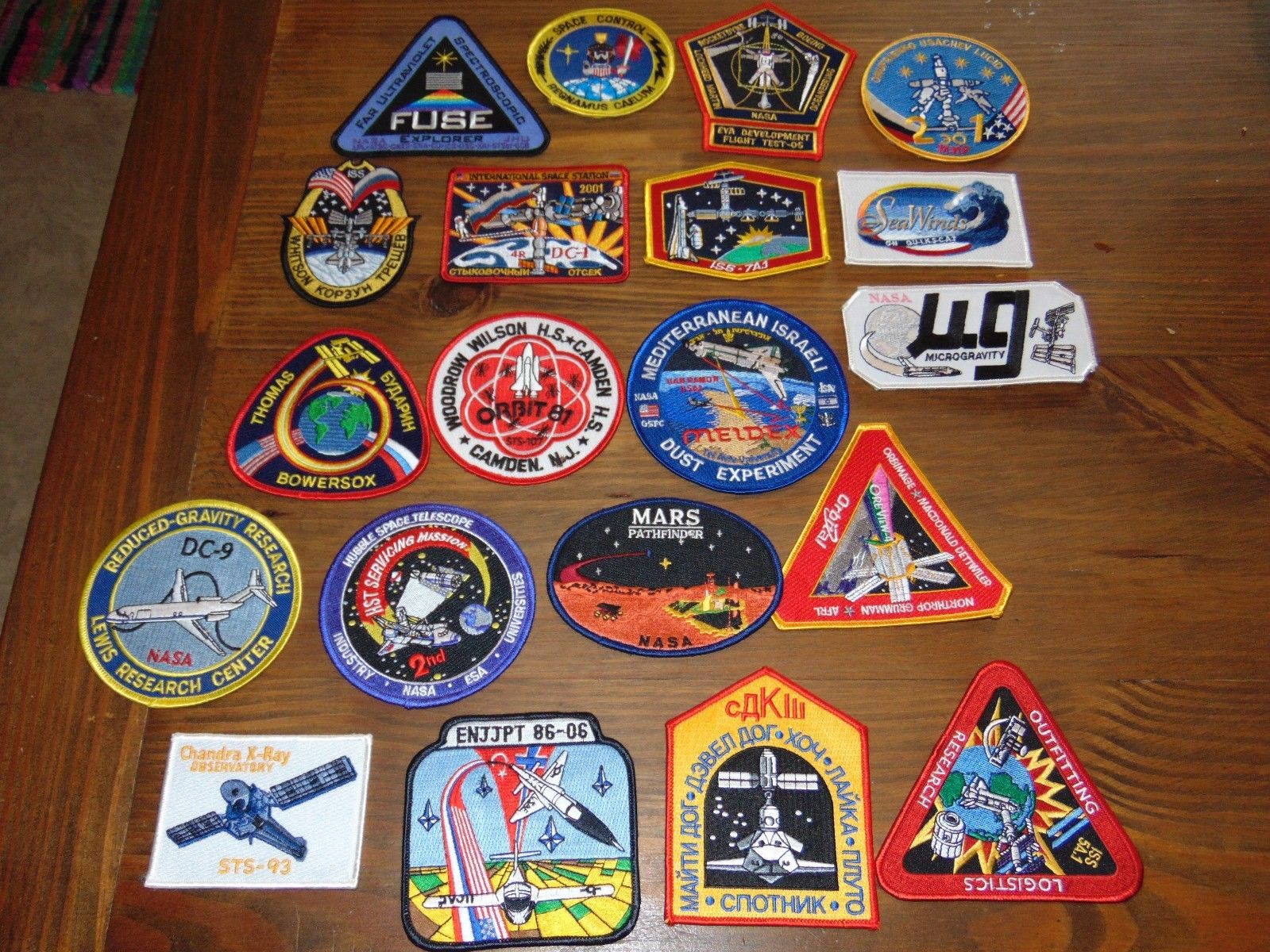 20 Different Nasa Space Shuttle Crew Mission Astronaut Patches Dealers Lot 2 Antique Price